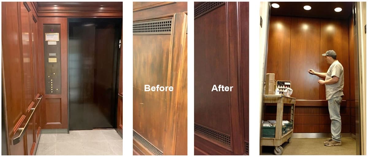Before Replacing Tarnished Elevators Consider Refinishing: OFS Restores ...
